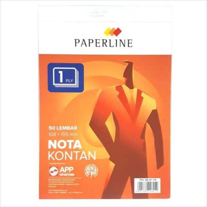 NOTA PAPERLINE 1PLY 50LEMBAR | Lazada Indonesia