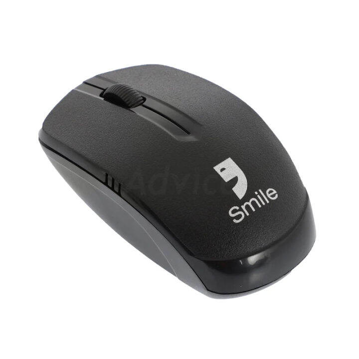 WIRELESS MOUSE SMILE (WL24) BLACK | Lazada.co.th