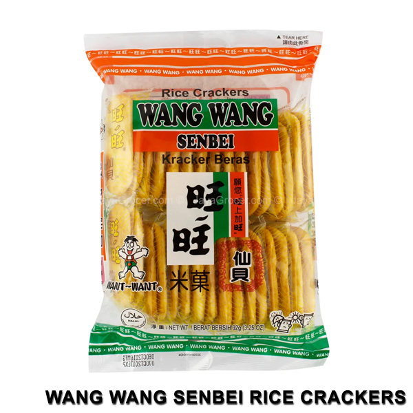WANG WANG Senbei Rice Cracker 92g | Lazada