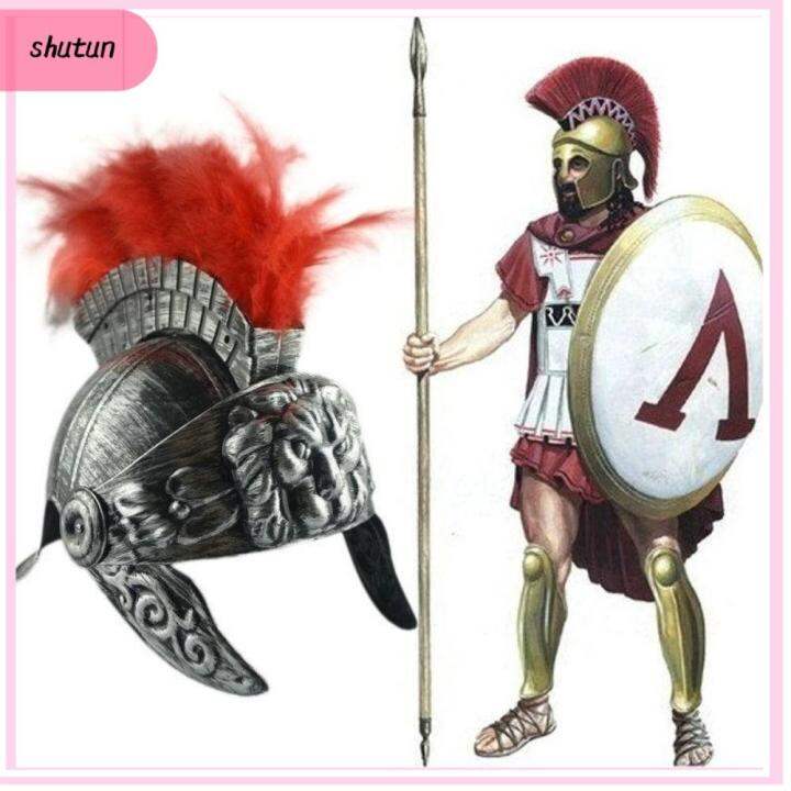 SHUTUN Mới Thời Trung Cổ La Mã Cổ Đại Hóa trang Mũ lông sư tử Samurai ...