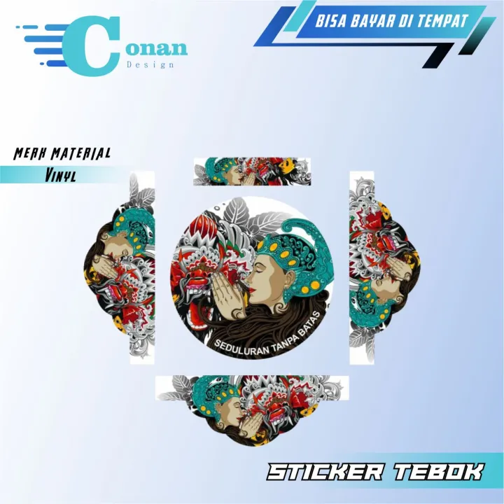 Conan Sticker - Stiker Decal Tebok Kandang Love Bird Sedulur Tanpa ...