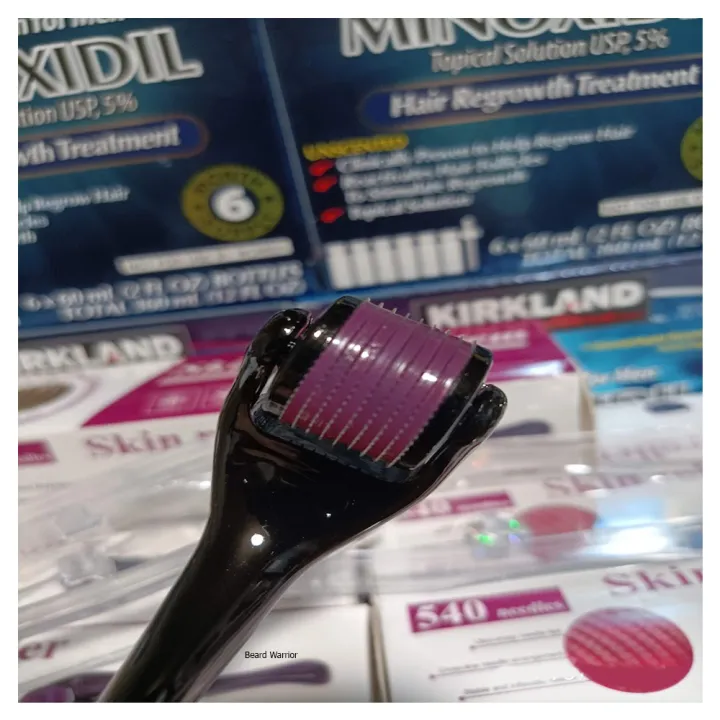 Derma Roller Titanium Surgical Needles 0.5 mm for Mild Acne Scars, Mild ...