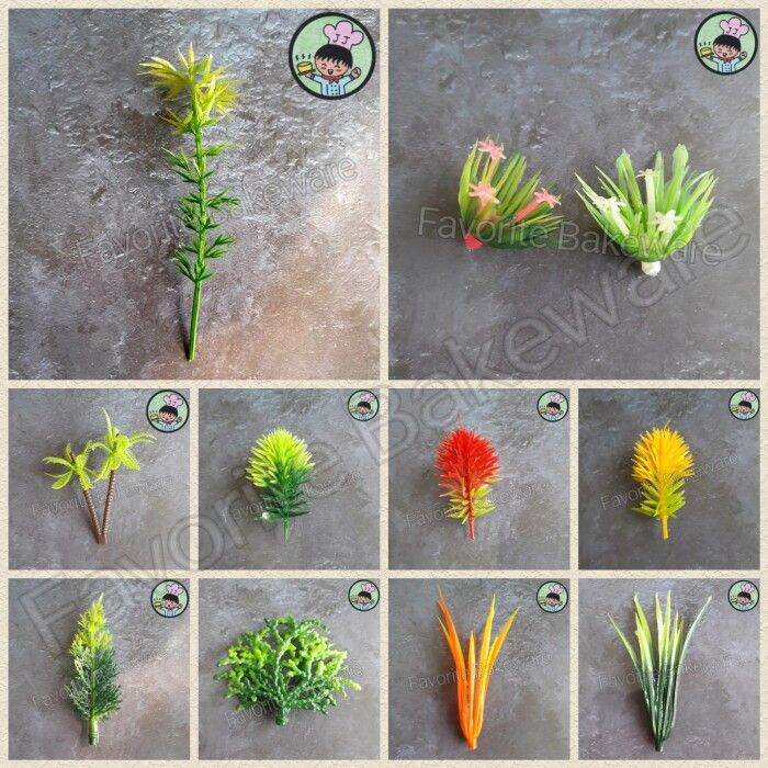 Topper Cake Birthday Hiasan Kue Tart Ulang Tahun Rumput Pohon Part 1 ...