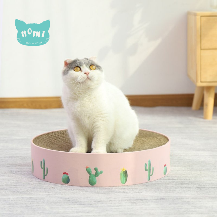 NOMI Cat Scratcher Cat Bed Cat Scratching Corrugated Board Scratching ...