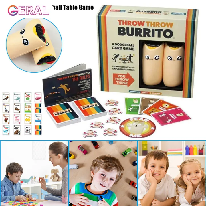 Geral Throw Throw Burrito Game Interactive Dodgeball Board Game Party ...