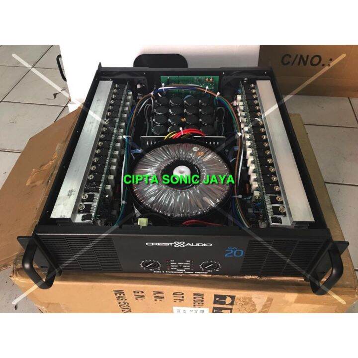 (PETI KAYU) POWER AMPLIFIER CREST AUDIO CA20 / CA 20 | Lazada Indonesia