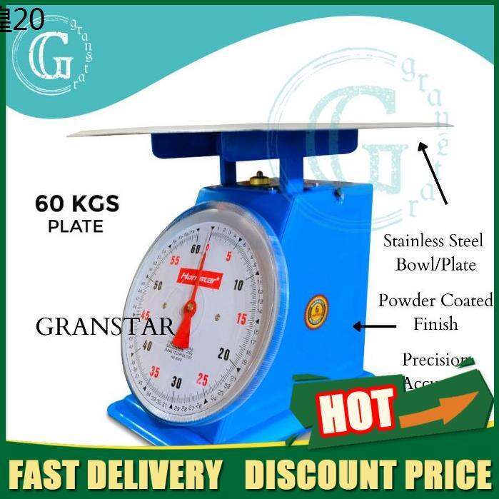 Precision 】 Timbangan 60 Kilos Weighing Scale Mechanical VegetableFood ...