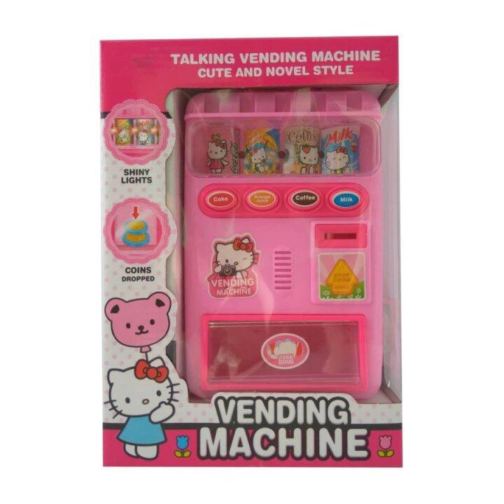 Mainan mesin vending machine helo kitty mini / mainan mesin minuman ...