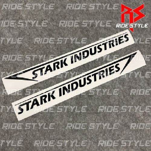 Stark Industries Marvel IRON MAN Car Sticker Vinyl Decal Side Door ...