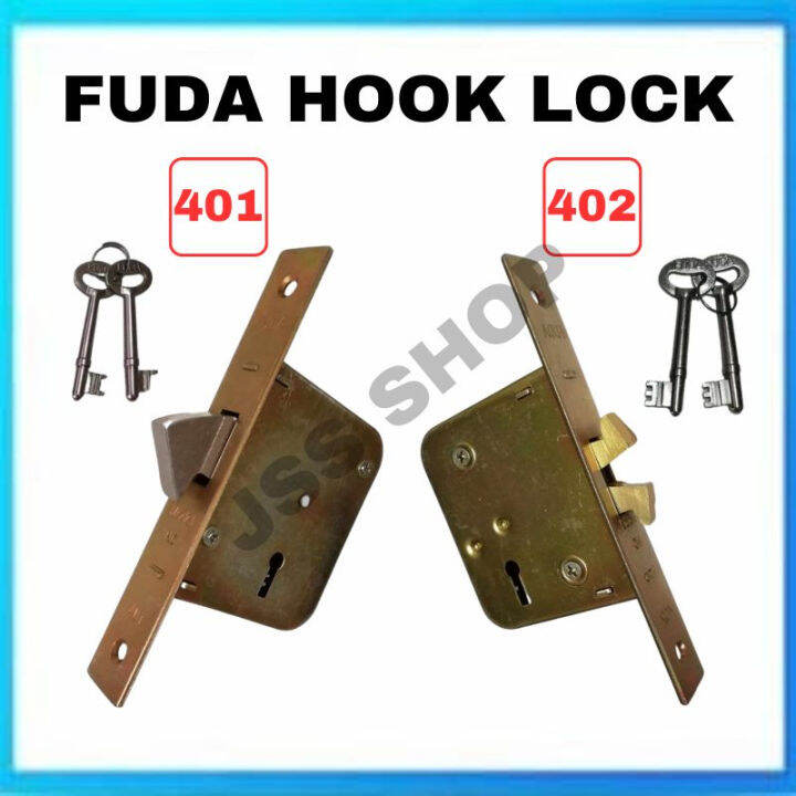 [READY STOCK] - FUDA 401 Hook Lock 402 Double Hock Lock / Grill Door ...