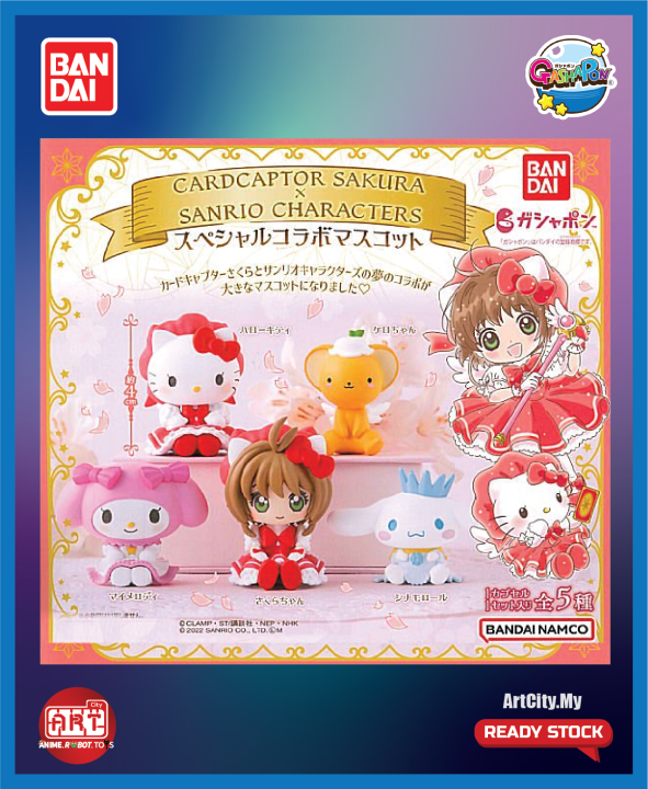 Bandai Gashapon - Sakura X Sanrio - Capsule Special Collaboration Mascot (Set of 5) | Lazada