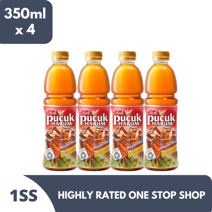 Teh Pucuk Harum Jasmin Tea Drink 350ml x 4 | Lazada PH