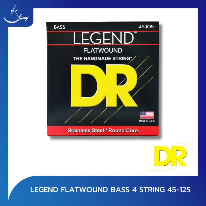 สายเบส DR Legend Flatwound Bass 4 String | Strings Shop | Lazada.co.th