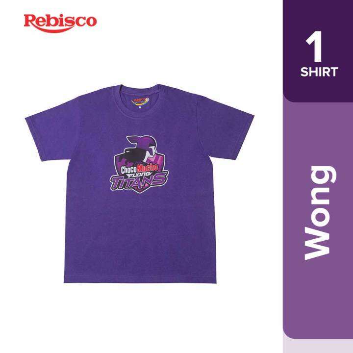 Choco Mucho Flying Titans Unisex Cotton Shirsey (Purple) | Lazada PH