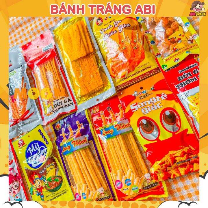 [ĐỒNG GIÁ 1K] Tăm que cay tẩm vị ăn liền snack bim bim bánh bò quẩy hộp ...