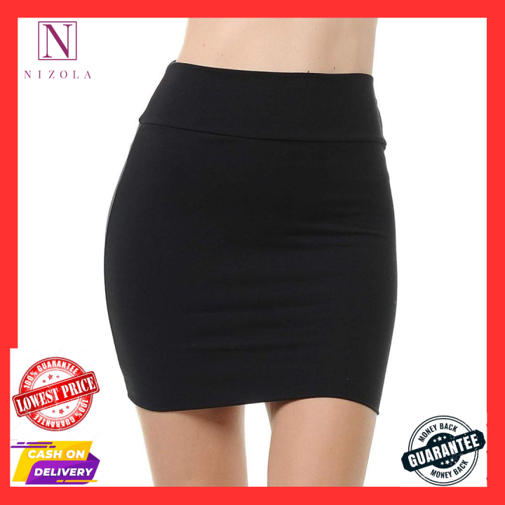 NZL Office Skirt Formal Pencil Cut Skirt Business Attire School Uniform ...