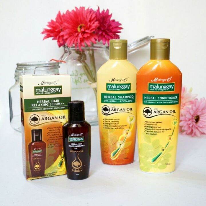 Moringa O² Malunggay Anti Hairfall Shampoo/Conditioner/Hair Serum ...