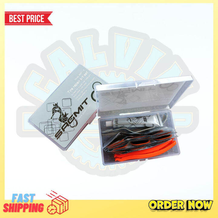 Sagmit SMT-10 Patch Kit Tire Repair for Mountain Bike MTB Road Bike ...