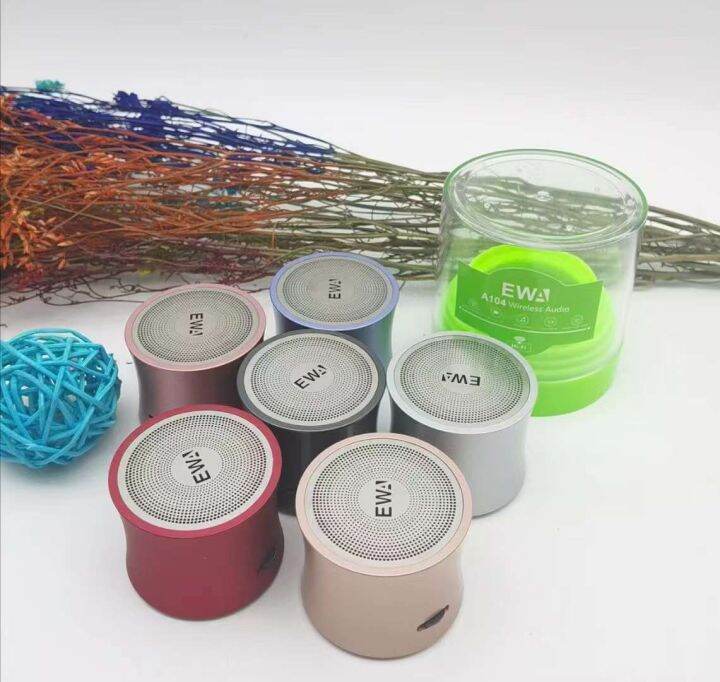 EWA A104 PORTABLE WIRELESS BLUETOOTH MINI SPEAKER WITH SD CARD SLOT | Lazada