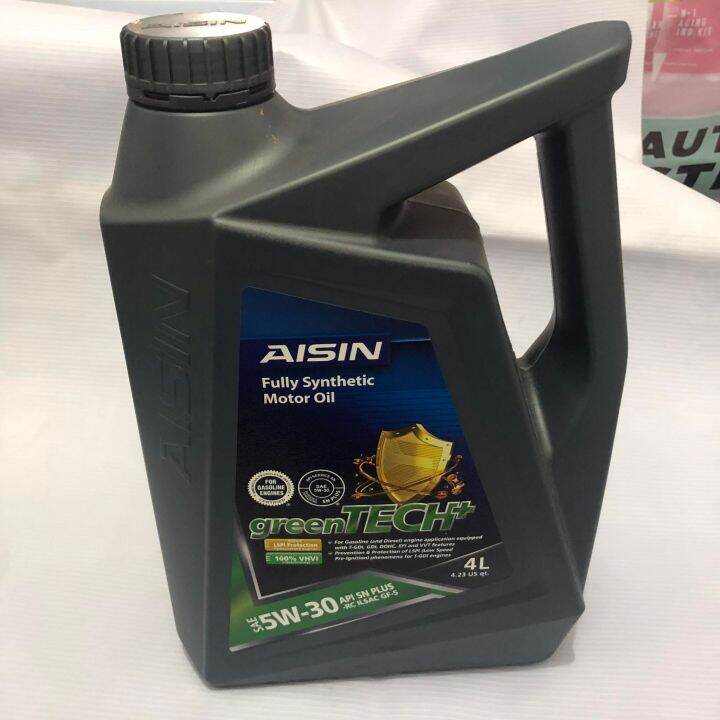 ORIGINAL/GENUINE AISIN 5W-30 FULLY SYNTHETIC ENGINE OIL 4L | Lazada PH