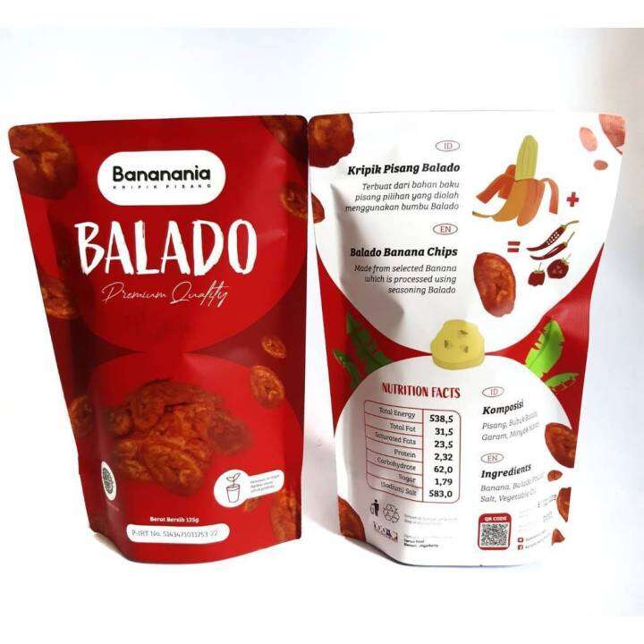 Bananania - Keripik Pisang Balado 125 gr | Lazada Indonesia