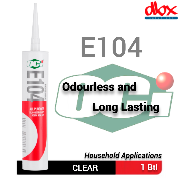 OCi E104 All Purpose Silicone Acetic Sealant (300ml) | Lazada