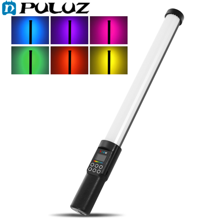 PULUZ PU4134 Handheld RGB Light Tube LED Video Light Wand 3000K-6500K ...