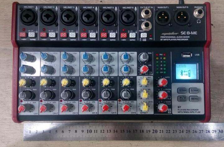 MIXER AUDIO 6 CHANNEL MIXER AUDIO 6 MIC SPIDER | Lazada Indonesia