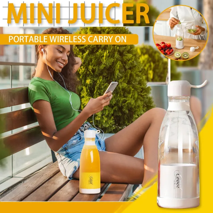Mini Blenders Fresh Juice With USB Cider Press Fresh Juice Container ...