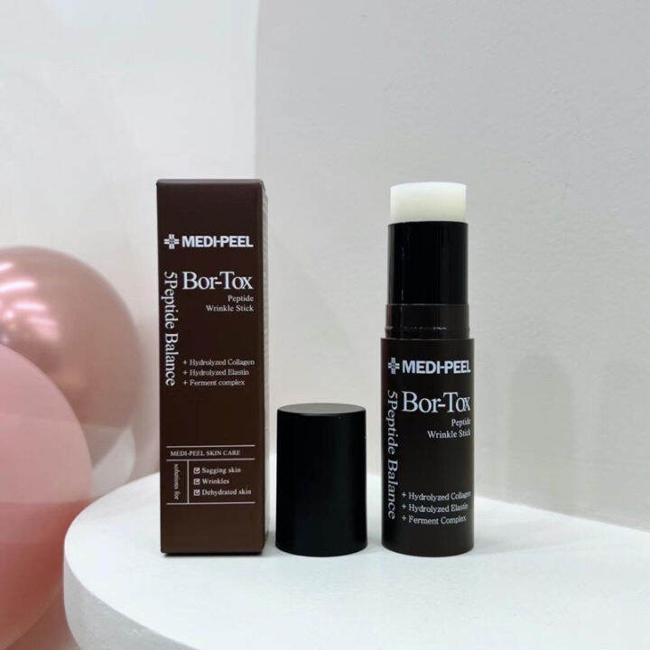 【现货】Medipeel Bor-tox Peptide Wrinkle Stick 10g 肉毒胜肽抚纹棒 | Lazada