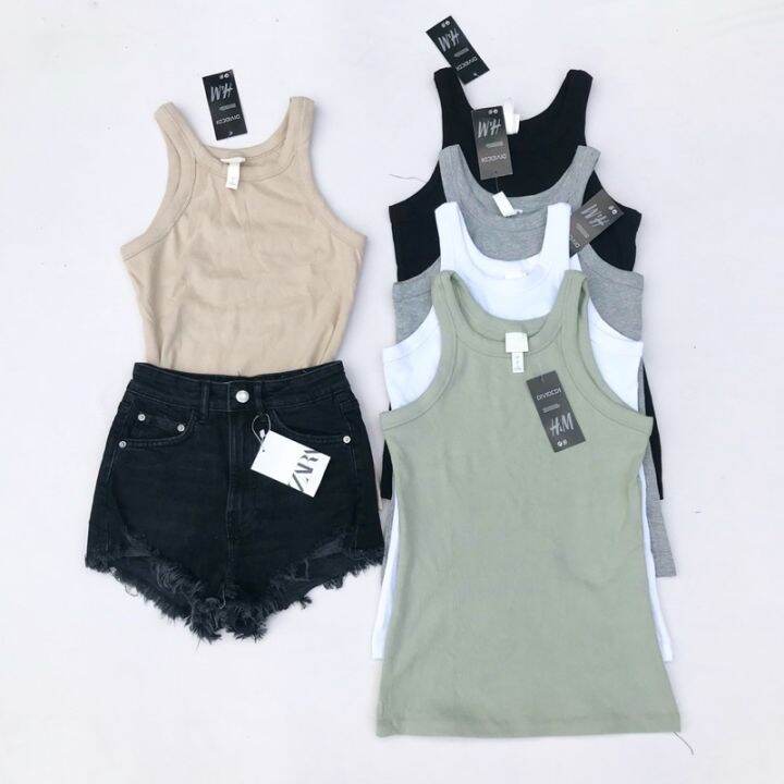 Divided knitted Tank Top•TIA ngge | Lazada PH
