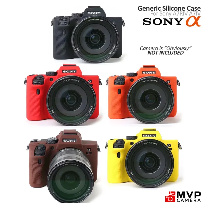 Silicone Case SONY A7IV A7RIV with COLOR VARIATION Generic MVP CAMERA ...