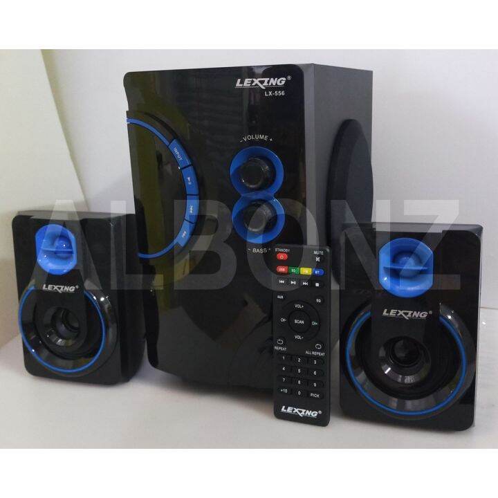 Lexing LX-556 2.1 with Bluetooth /SD/USB/FM Multimedia Speaker | Lazada PH