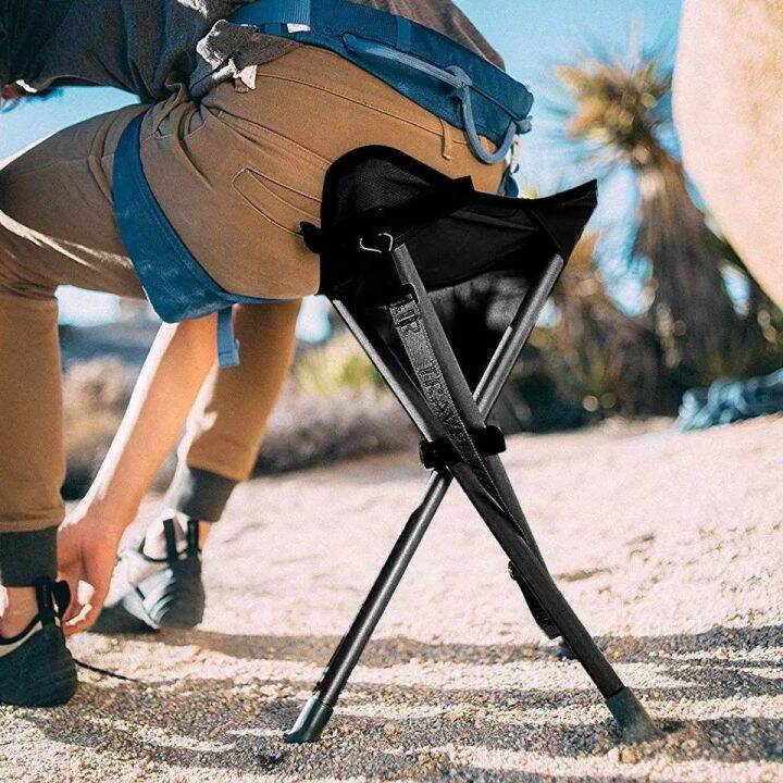 Portable Triangle Folding Travel Chair Outdoor Portable Folding ...