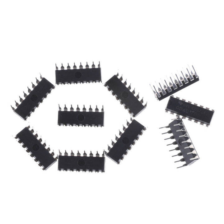 Ministar 10PCS CD4017BE 4017 CD4017 Decade Counter Divider IC | Lazada PH