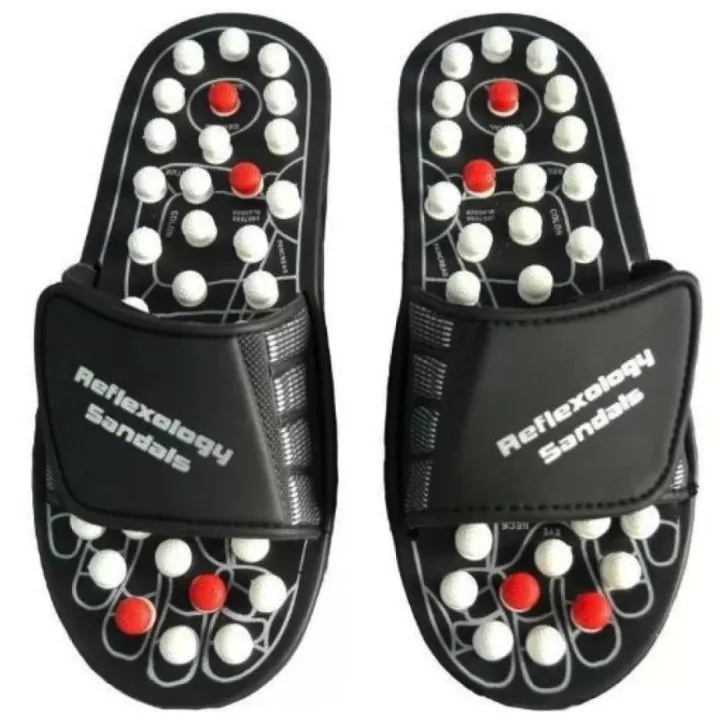 &[>Foot Reflex Acupuncture Massage Slippers | Lazada PH