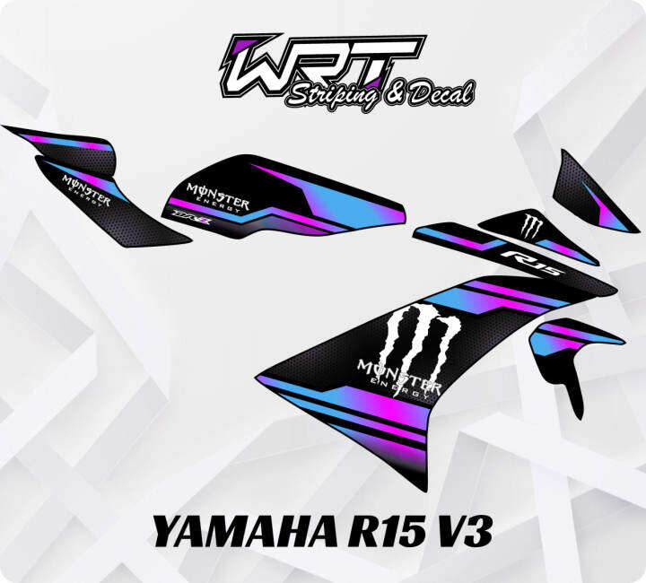 Striping R15 v3-Striping Hologram R15 v3-Stiker R15 v3-Decal R15 v3 ...
