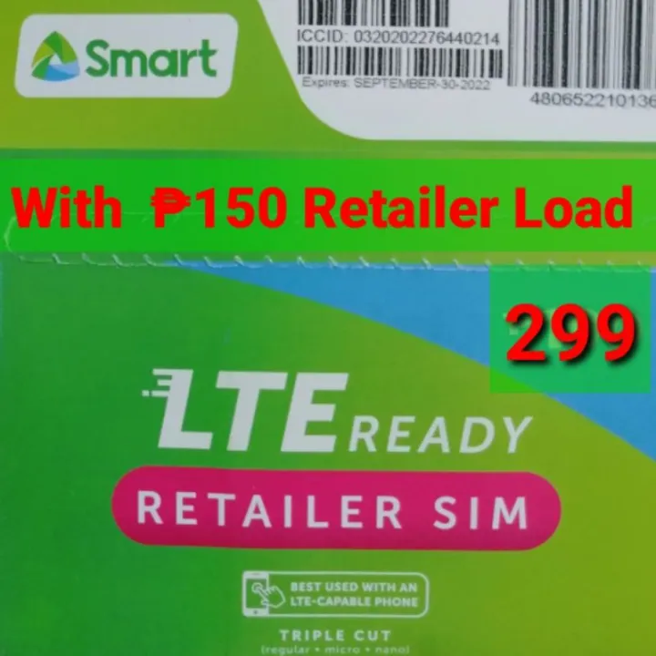 SMART RETAILER SIM GLOBE RETAILER SIM FREE ₱500/₱150 Initial Load ...