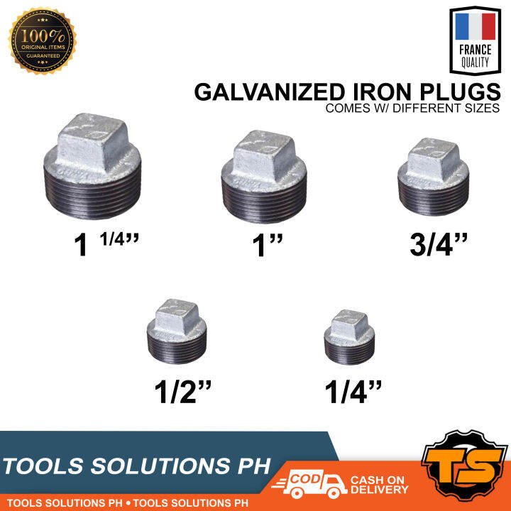 MECH PREMIUM QUALITY GALVANIZED IRON PLUGS | Lazada PH