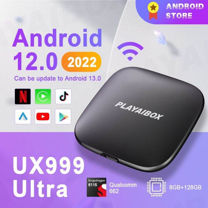Android Tv Box 12 Systeem 2022 Iptv Android Auto Draadloze Spotify ...