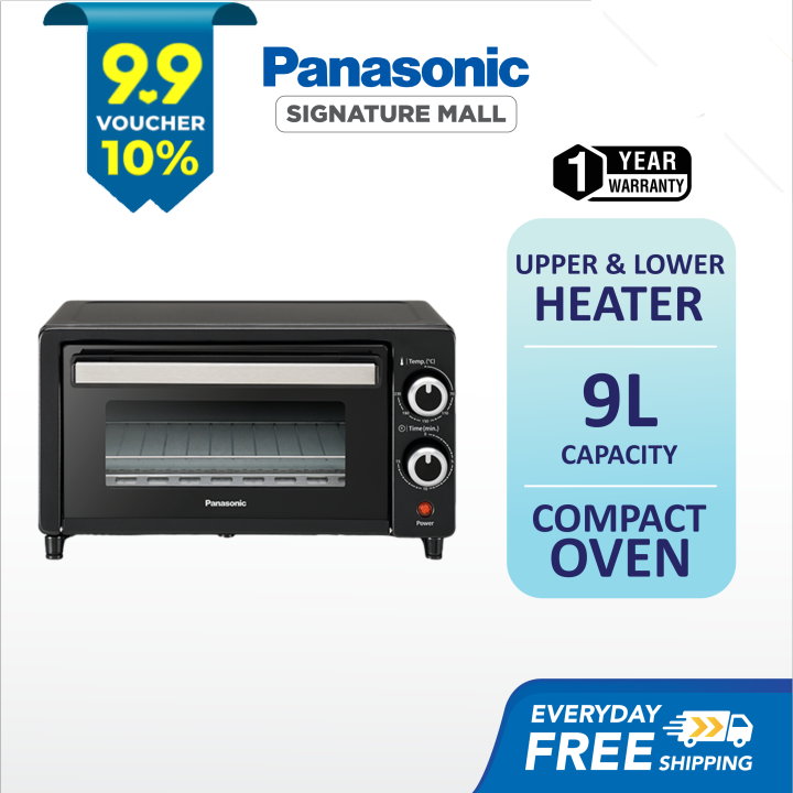 PANASONIC NT-H900 Compact Toaster Oven NT-H900KSK 9L Upper Lower ...