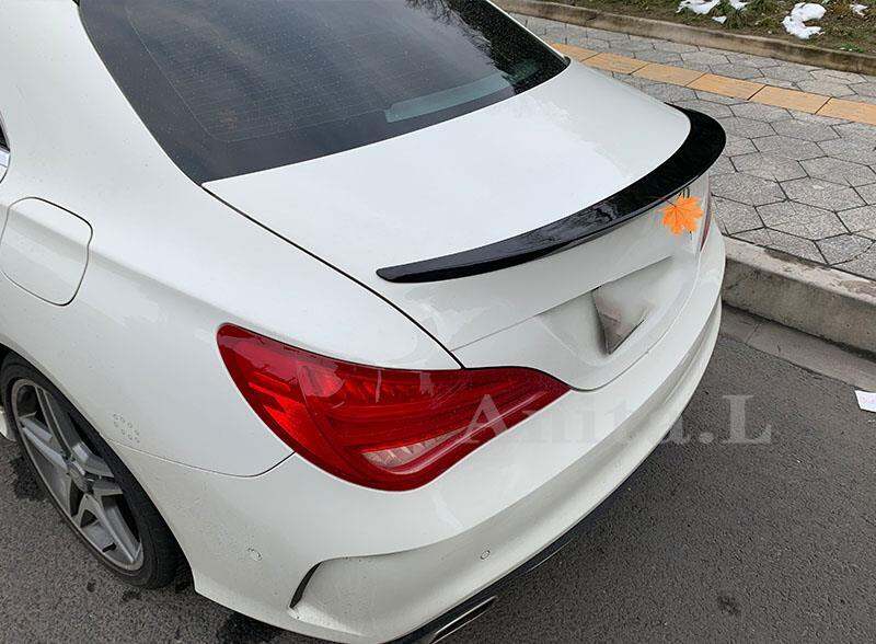 Car Rear Spoiler Wing Splitter Trim For Mercedes Benz CLA Class W117 ...
