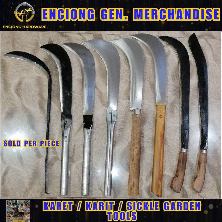 SICKLE GARDEN TOOLS / KARIT / KARET / KALAWIT / GRASS CUTTER | Lazada PH