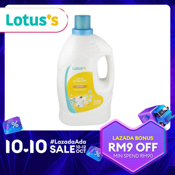 Lotus's Liquid Detergent Antibac 3.6kg | Lazada