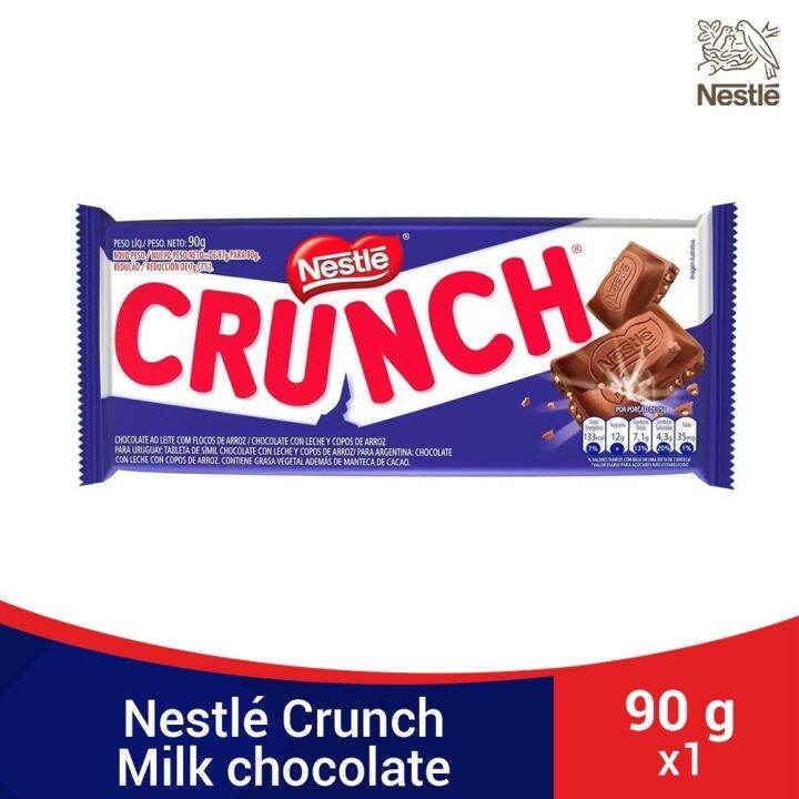 Nestle Crunch Chocolate Bar 90g | Lazada PH