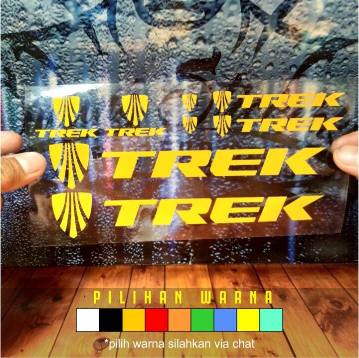 Trek Cutting Sticker Variasi Sepeda Lipat Gunung Olah Raga Outdoor ...
