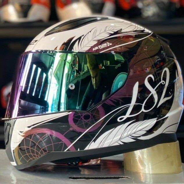 LS2 FF353 RAPID BOHO WHITE BLACK PINK | Lazada PH