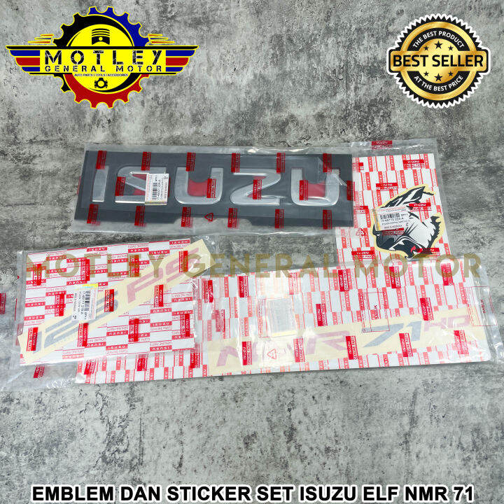 EMBLEM DAN STIKER STICKER SET ISUZU ELF NMR71 NMR 71 | Lazada Indonesia