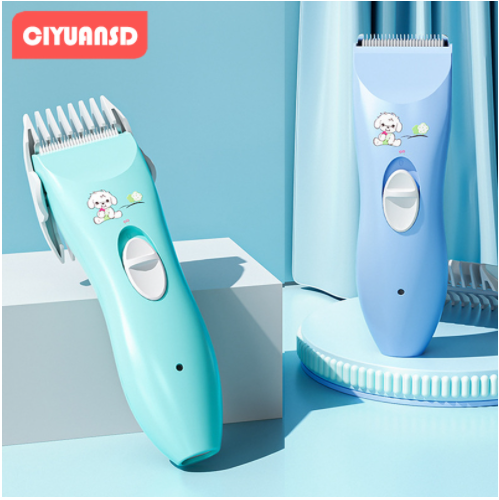 Baby Cartoon Razor Hair Clipper USB Rechargeable Lower Noise Hair ...