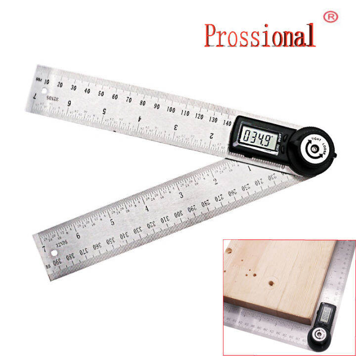 200mm Digital Angle Ruler Finder Meter Protractor Inclinometer ...